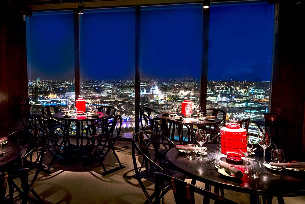 The best high-rise dining in London, with great views across town | Hot ...